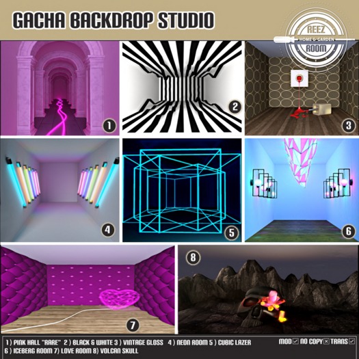 Second Life Marketplace - [Rezz Room] Box Cubic Lazer